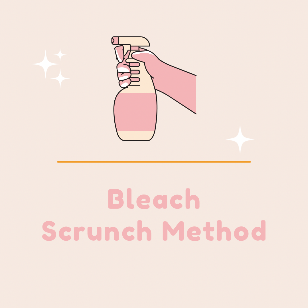 How I bleach using the Scrunch Method – KayndiDesigns